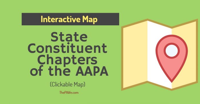 Clickable Map | State Constituent Chapters of the AAPA | The Physician ...