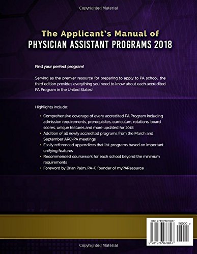 Made by PA | The Applicant's Manual of Physician Assistant Programs ...