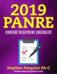 The PANCE and PANRE Content Blueprint Checklist | Study Guide | The ...