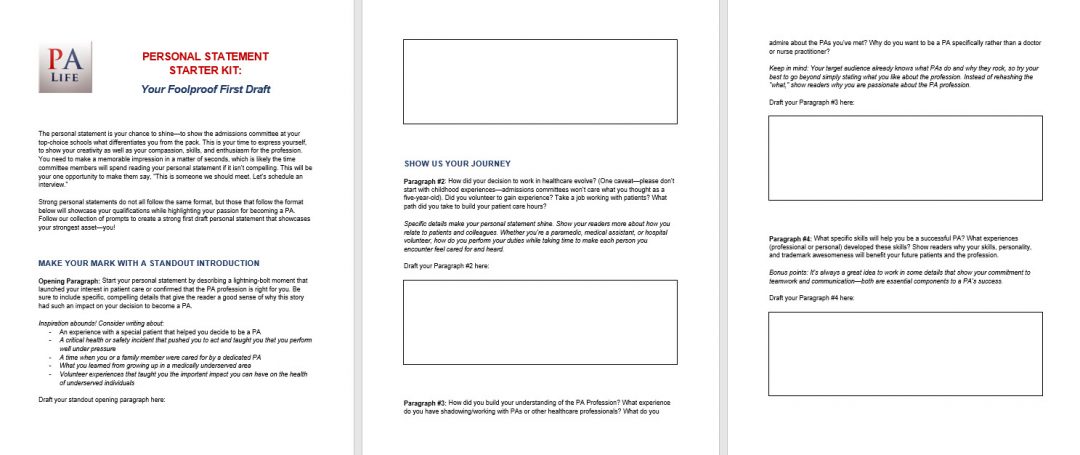 The #1 Mistake PRE-PAs Make on Their Personal Statement | The Physician ...