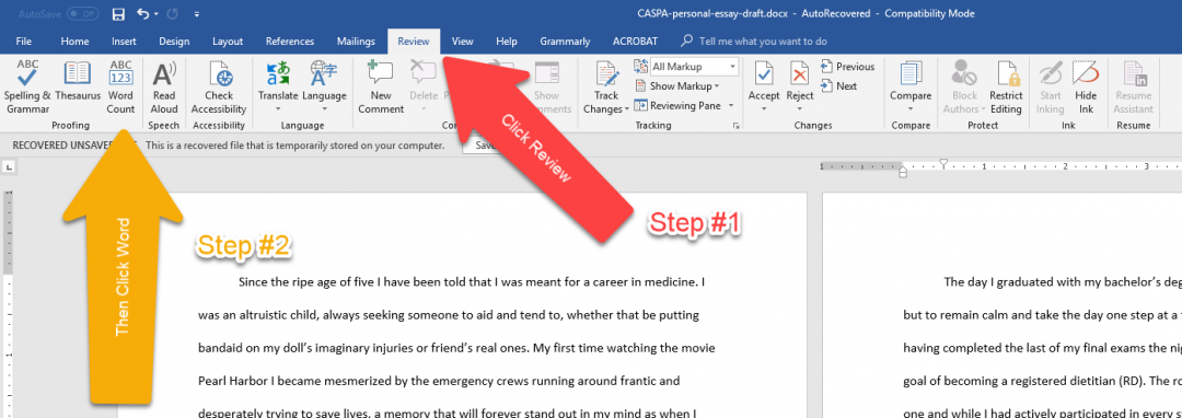 CASPA Character and Space Limits | The Ultimate Guide | The Physician ...
