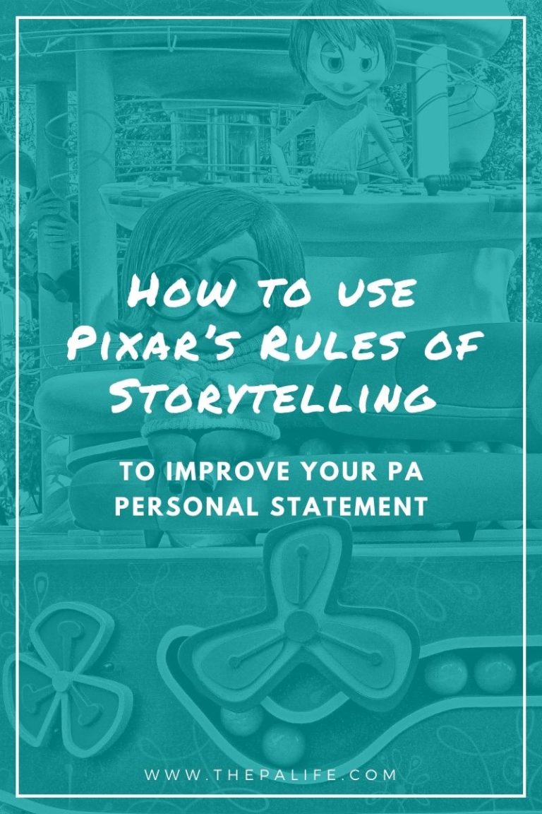 Pixar's rules for storytelling | The Physician Assistant Life