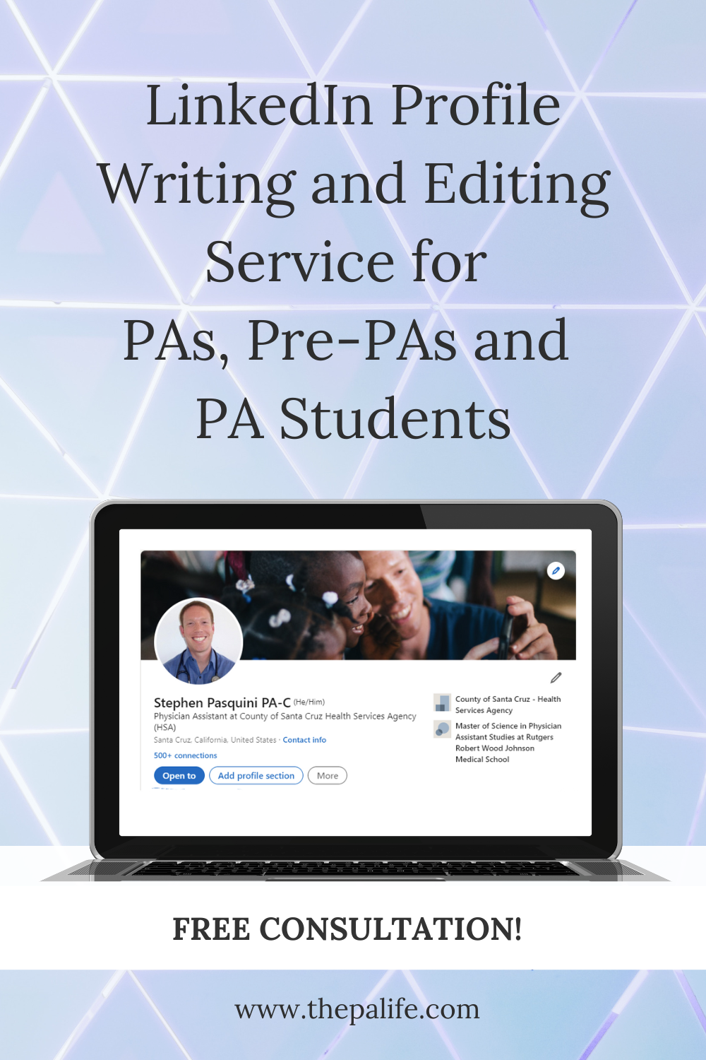 LinkedIn Profile Writing And Editing Service For PAs The Physician LinkedIn Profile Writing And Editing Service For PAs The Physician