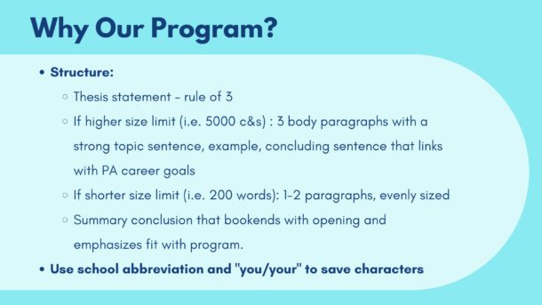 Why Our Program? How to Answer This Common Supplemental Essay and ...